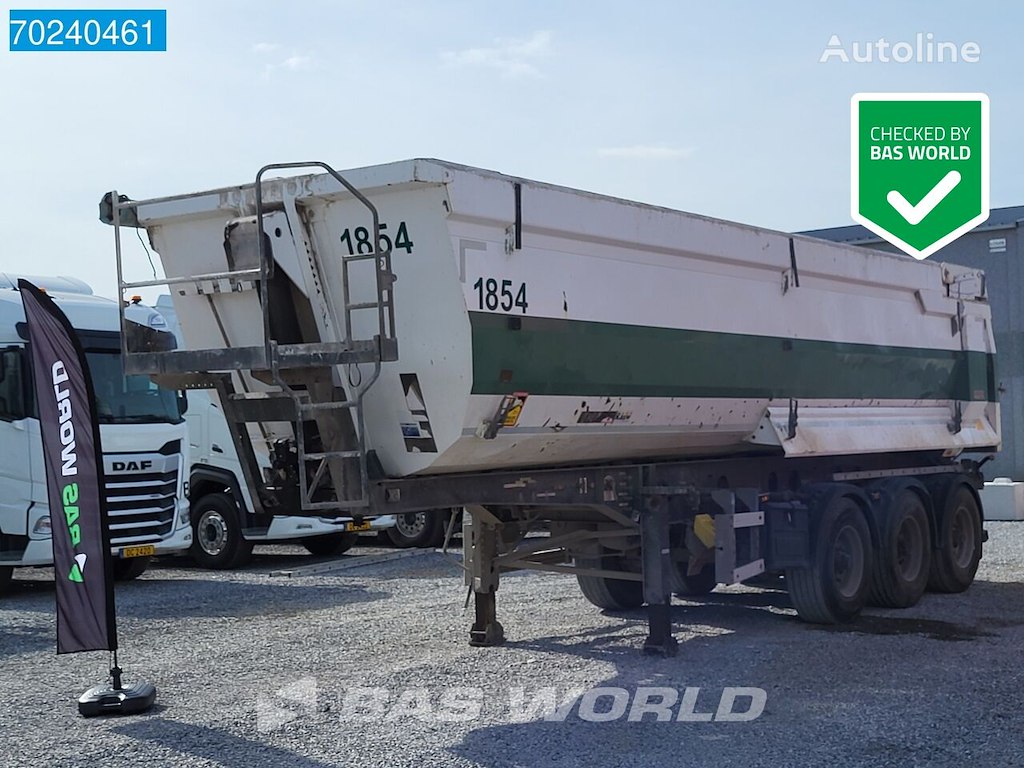 Kempf 3 axles 36m3 Steel Tipper poluprikolica kipera