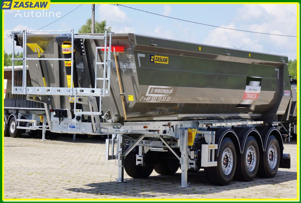 Nova Zasław 25 m³ Half-Pipe tipper HARDOX / DOMEX 700 READY !!! poluprikolica kipera