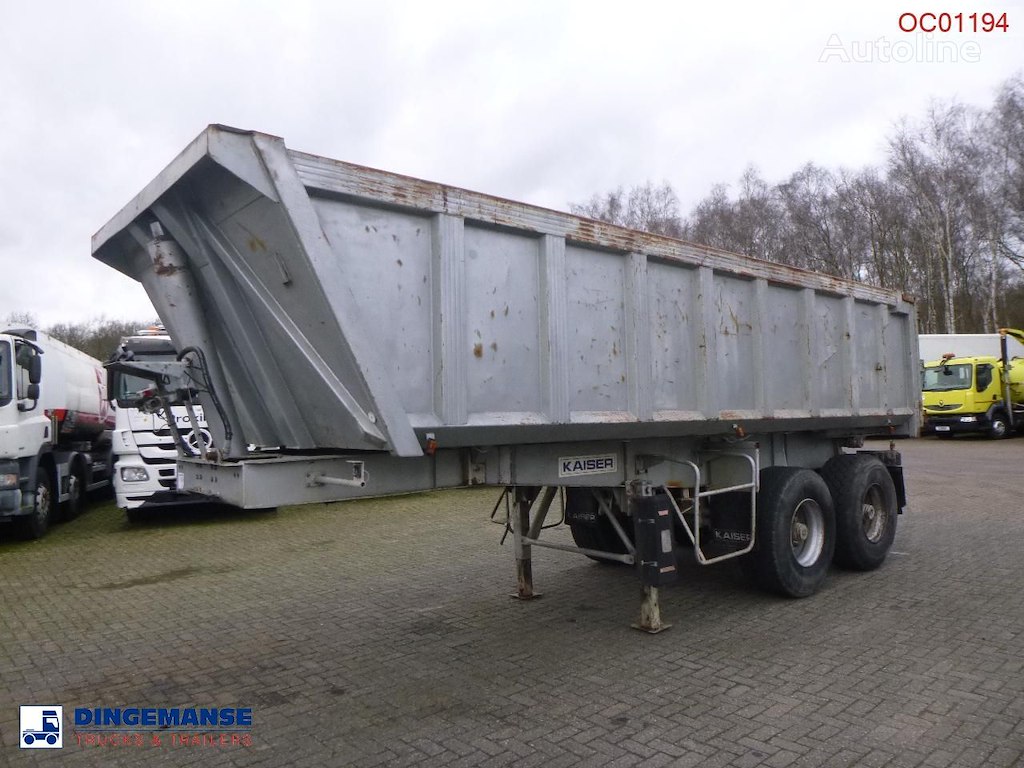 Robuste Kaiser Tipper trailer steel 24 m3 + tarpaulin poluprikolica kipera