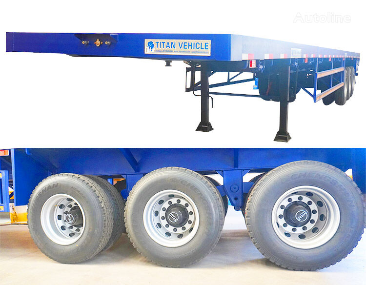 Nova TITAN 3 Axle 24M Extendable Flatbed Trailer for Sale in Nigeria poluprikolica sa ravnom platformom