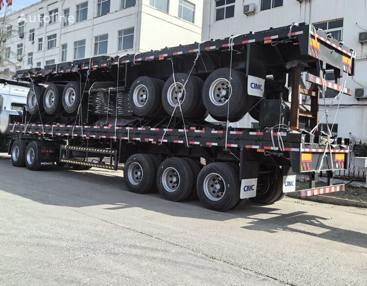 Nova CIMC Tri Axle Flatbed Truck Trailer Package | CIMC Trailer Manufactu poluprikolica sa ravnom platformom