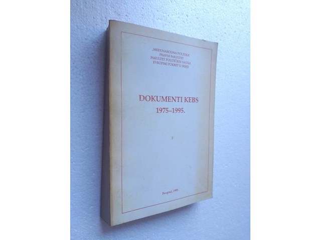 DOKUMENTI KEBS 1975-1995