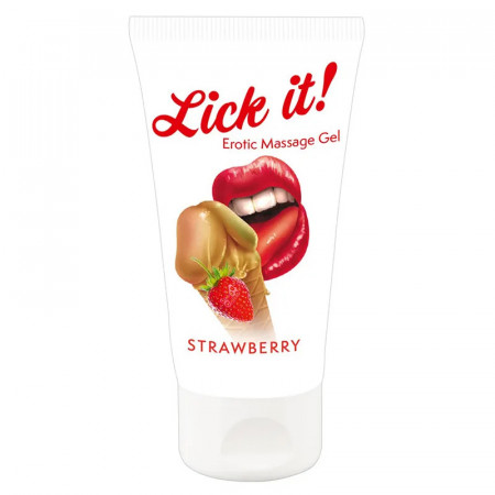 Gel za masažu sa ukusom jagode | Lick it Strawberry