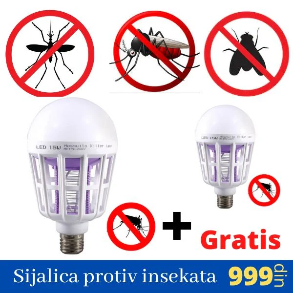 2 x LED Sijalice protiv komaraca