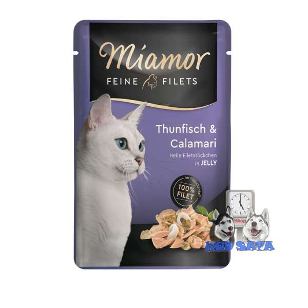 Miamor Fileti Za Mačke, Tuna i Lignje 100g