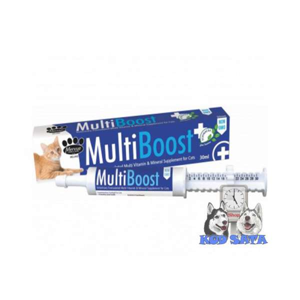 Mervue MultiBoost Multivitamini i Minerali, Pasta Za Mačke 30ml