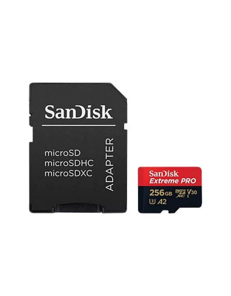 Micro SDXC SanDisk 256GB Extreme Pro, SDSQXCD-256G-GN6MA + adapter