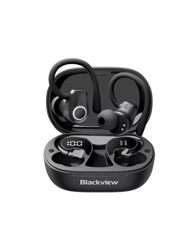 Bežične slušalice sa zakačkom za uši Blackview AirBuds 60 Black/BT 5.3/USB...