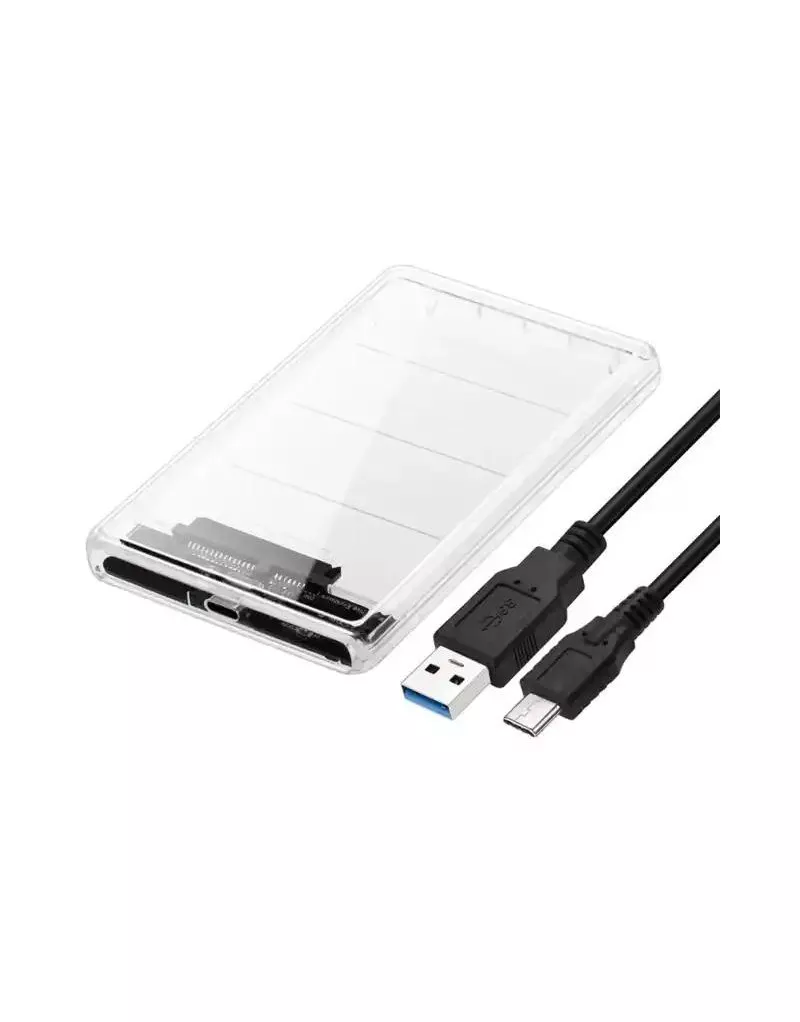 HDD Rack 2.5 SATA USB Tip C 3.0 Linkom Transparentni