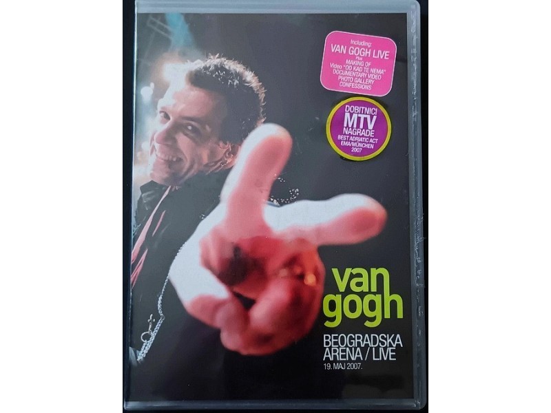 Van Gogh-Beog.Arena Live Koncert DVD+Autogrami Benda