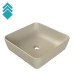 Lavabo ONE 46x46cm – cappuccino mat (nadgradni)