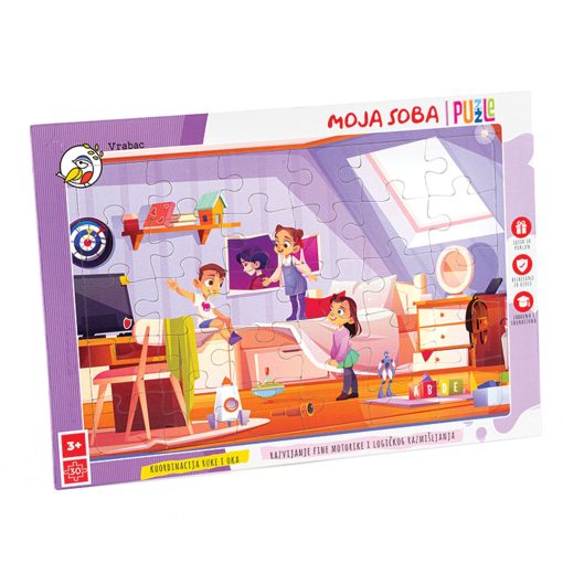 PUZZLE VRABAC FUN 30 MOJA SOBA