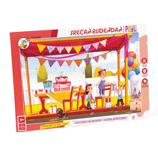 PUZZLE VRABAC FUN 30 SREĆAN ROĐENDAN