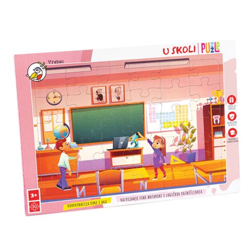 PUZZLE VRABAC FUN 30 U ŠKOLI