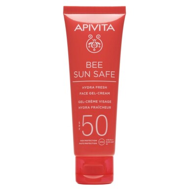 Apivita Bee Sun Safe hydra fresh gel krema za lice SPF50, 50 ml