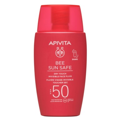 Apivita Bee Sun Safe dry touch fluid za lice SPF50, 50 ml