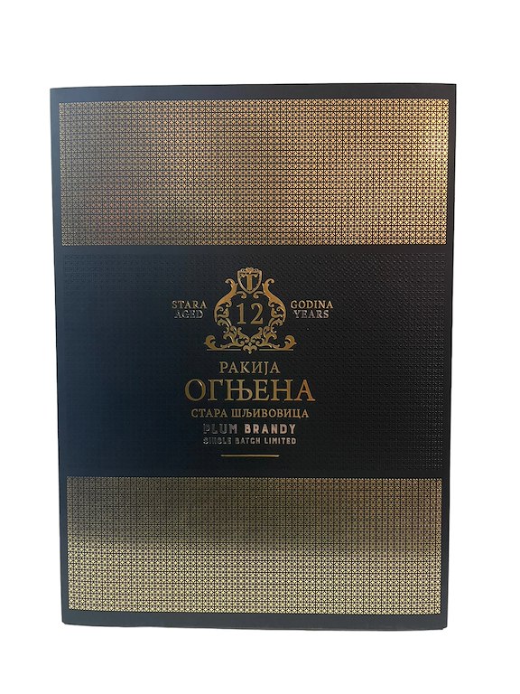 Rakija OGNJENA PREMIJUM ŠLJIVA 12g. 0.7l