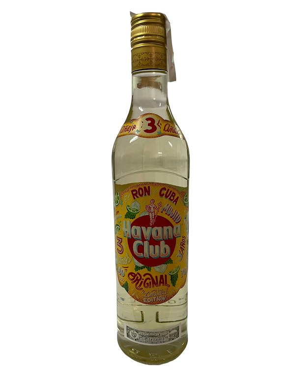 Rum Havana Club Anejo 3 anos 0,7l