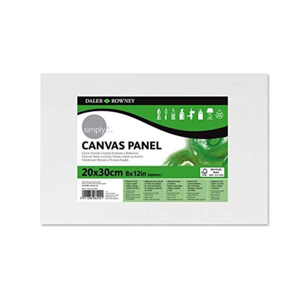 DALER ROWNEY Canvas panel 20x30cm 525042030