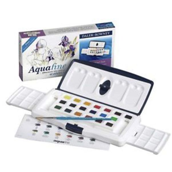 DALER ROWNEY Aquafine 20 half pan slider set 131900026