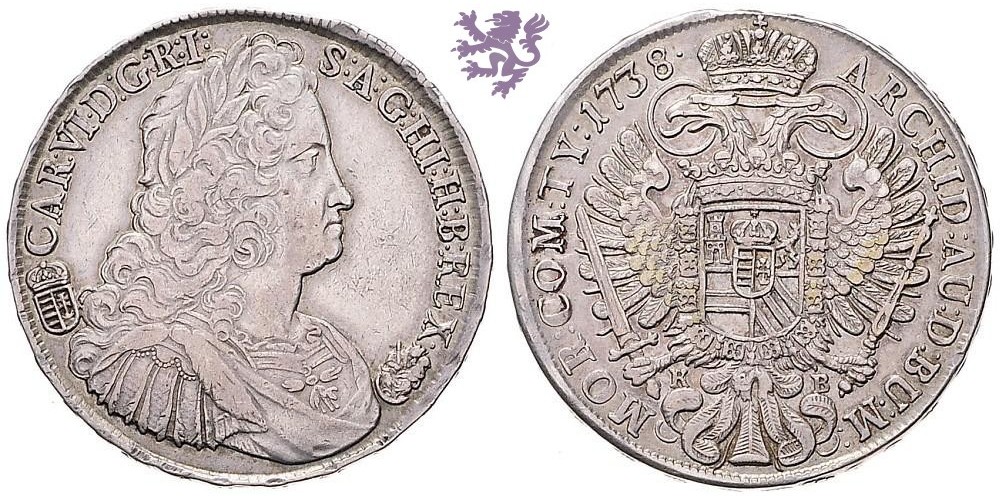 Thaler, 1738.