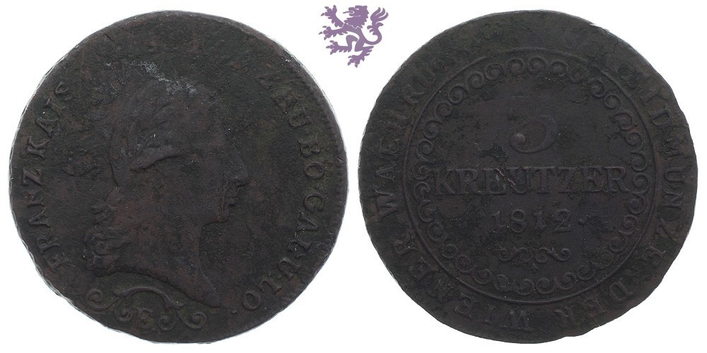 3 Kreutzer, 1812. E