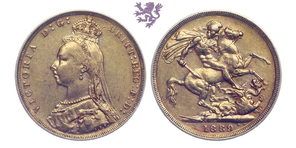 Sovereign, 1889. Victoria