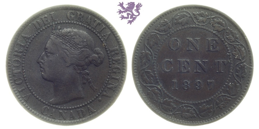 One cent, 1897. Victoria