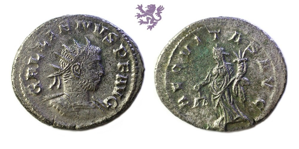 Billon antoninian, Gallienus 253-268.