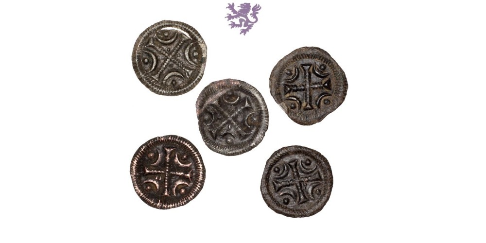 Denar, Bella II 1131 - 1141, Lot 5 pcs