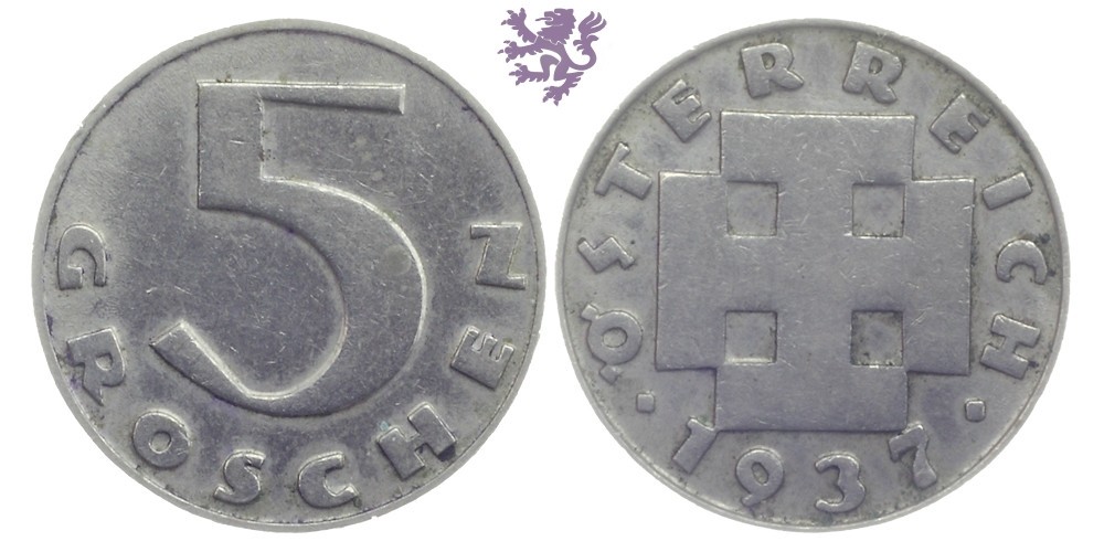 5 groschen, 1937. R