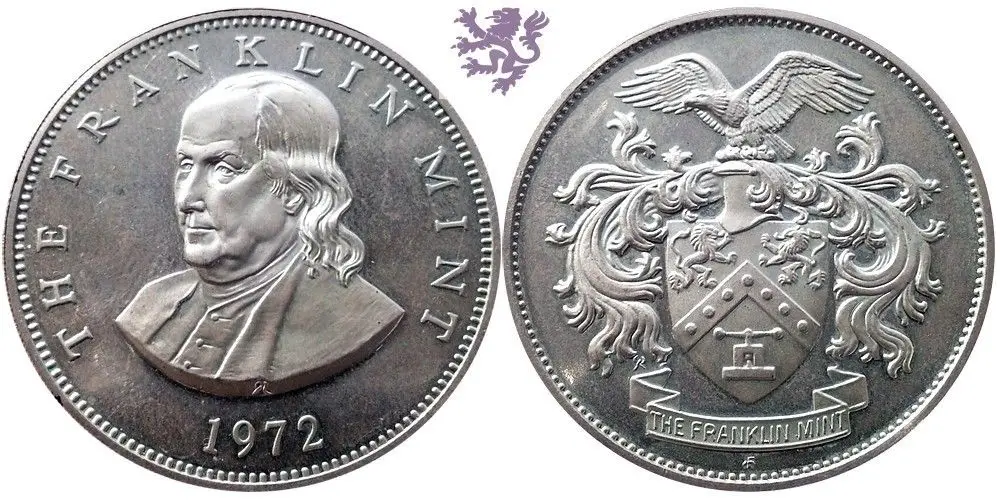 Franklin mint, 1972.