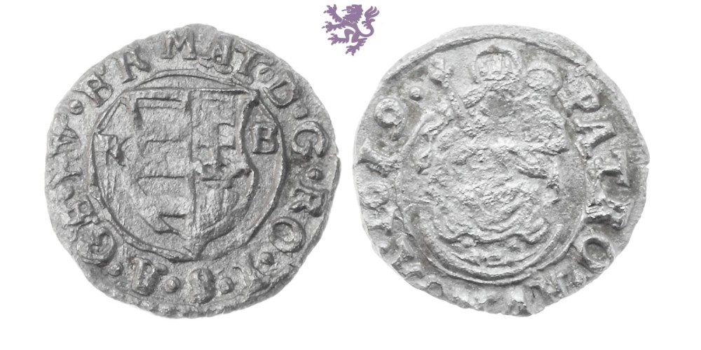Denar, 1619. Mathias II (1608 - 1619)