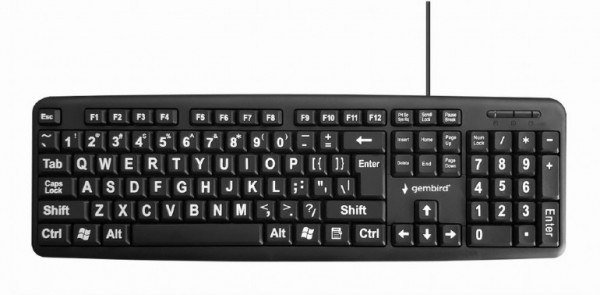 KB-US-103 Standardna tastatura sa velikim slovima US