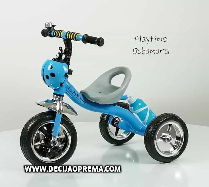 Tricikl Playtime Bubamara za decu Plavi