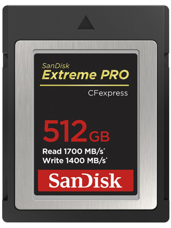 SanDisk CFexpress 512GB Extreme Pro 1700/1400MB/s