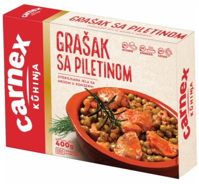 GRASAK SA PILETINOM CARNEX 400G
GRASAK SA PILETINOM CARNEX 400G