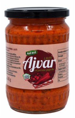 AJVAR HOMEMADE STYLE LJUTI BAS BAS 540G
AJVAR HOMEMADE STYLE LJUTI BAS BAS 540G