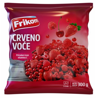 SMRZNUTO VOCE CRVENO MIX FRIKOM 300G
SMRZNUTO VOCE CRVENO MIX FRIKOM 300G