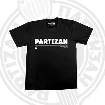 Crna dečija majica "Partizan 1945" FK Partizan (vel. 8-14) 3742
