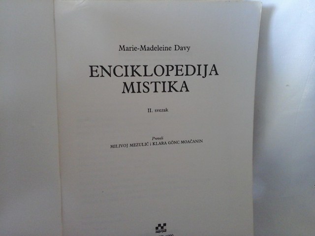 Enciklopedija mistika II Marie Madeleine Davy