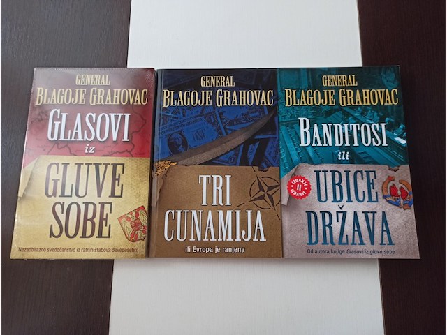 General Blagoje Grahovac 3 knjige