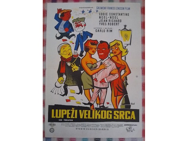 plakat LUPEŽI VELIKOG SRCA