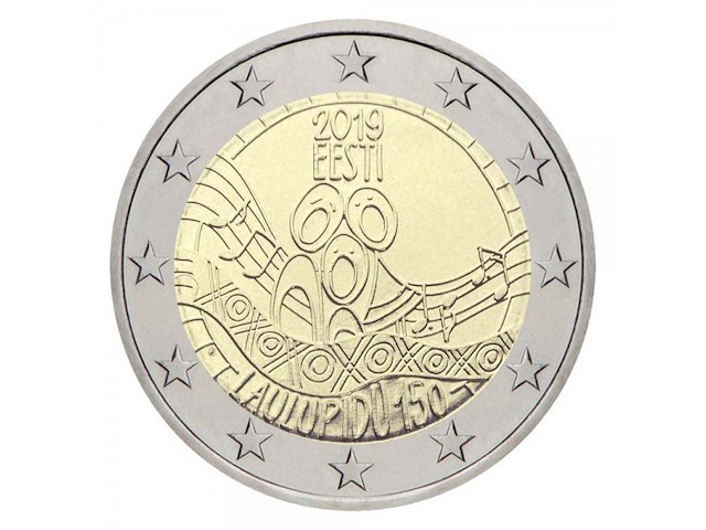 Estonija 2 EUR 2019. UNC Song Festival