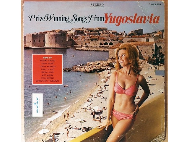 LP V/A - Prize Winning Songs From Yugoslavia (1969) VG+