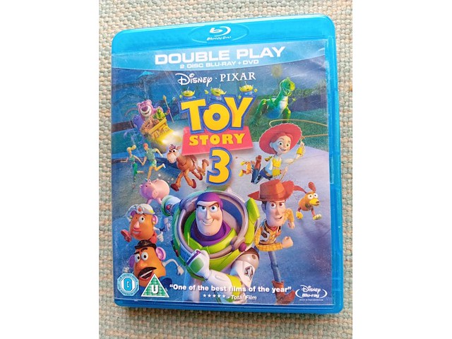 Toy story 3 2 disc blu-ray + DVD