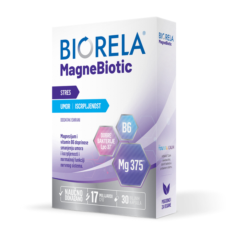 Biorela MagneBiotic 30 kapsula