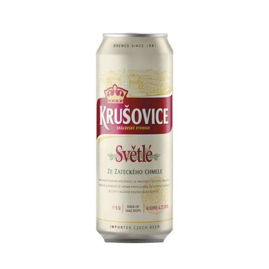 Pivo svetlo KRUSOVICE 0,5l