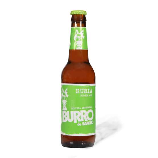 Pivo svetlo BURRO DE SANCHO RUBIA 0,33l