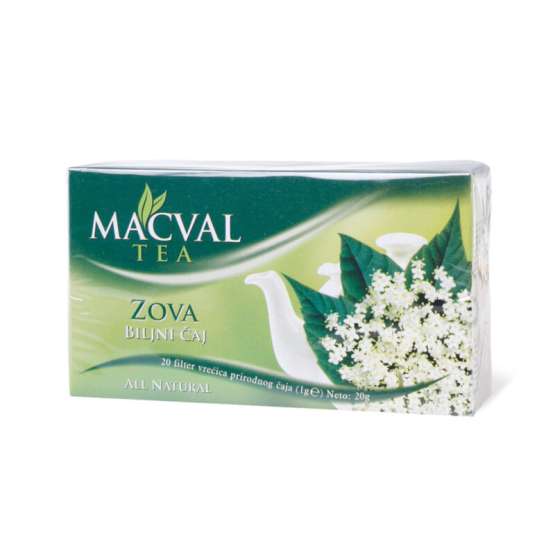 Čaj od zove MACVAL all natural 50g